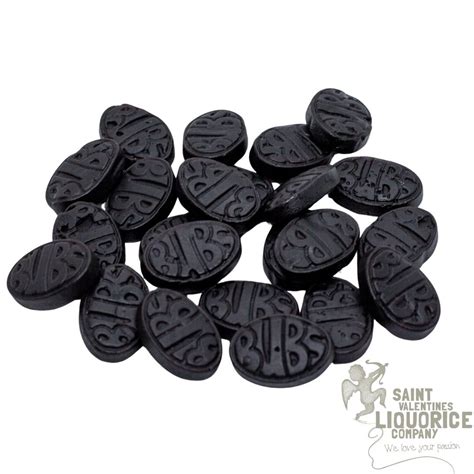 Bubs Liquorice Ovals Saint Valentines Liquorice Company