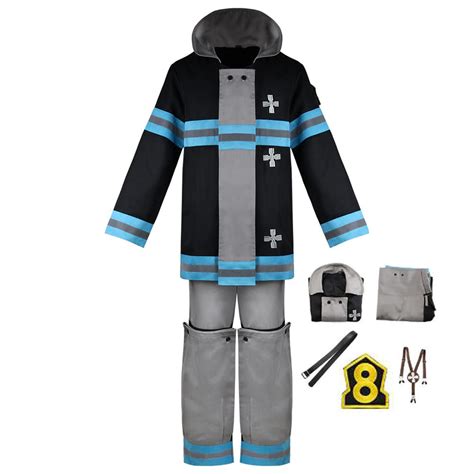 Mua Fire Force Shinra Kusakabe Cosplay Costume Jumpsuits Fireman