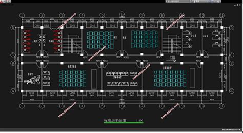 六层2251平米常州某学院教学楼设计含建筑图结构图建筑结构56设计资料网
