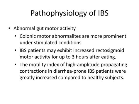 Ppt Irritable Bowel Syndrome Powerpoint Presentation Free Download