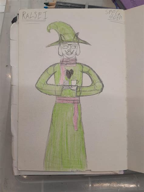 Behold Ralsei In Pencil Colours R Ralsei