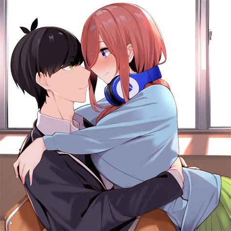 Ai生成 三玖と風太郎（五等分の花嫁） ほむパン（xフォローお願い♥のイラスト Pixiv 花嫁 イラスト アニメ