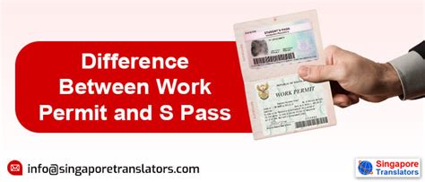 Difference Between S Pass And Work Permit Work Permit Vs S Pass