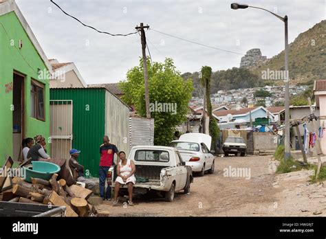 South Africa Shanty Town Or Township Imizamo Yethu Township Cape Town