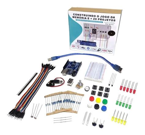Kit Robotica Iniciante para Arduino Construindo o Jogo da Memória PRA31