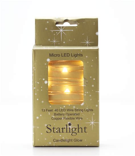 Led Copper Wire Battery Operated String Lights