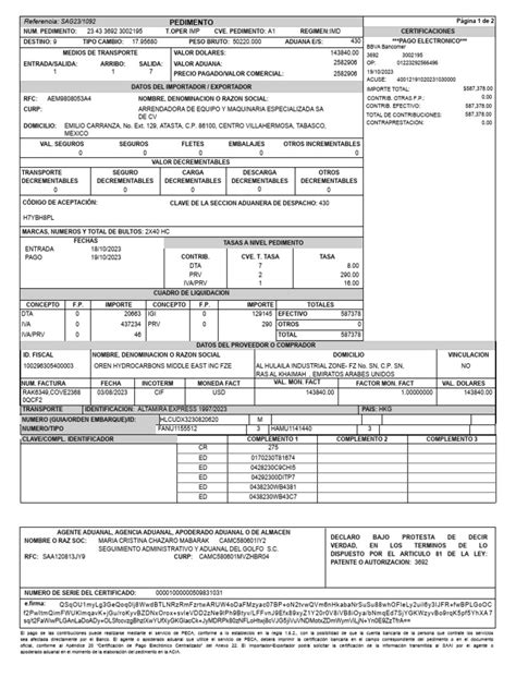 Pedimento Referencia Pdf Economias El Comercio Internacional