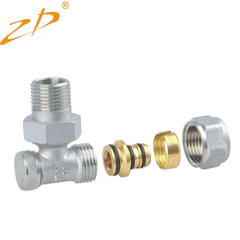 Dn15 Straight Backwater Trv Lockshield Valve Brass Radiator Valve For