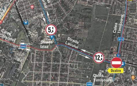 Timișoara trafic rutier închis spre și dinspre Giroc pe Calea Timișoarei timp de 12 zile se