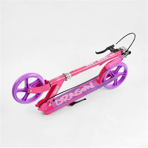 Самокат двоколісний D-57729 Best Scooter сталева рама, колеса PU 20см ...