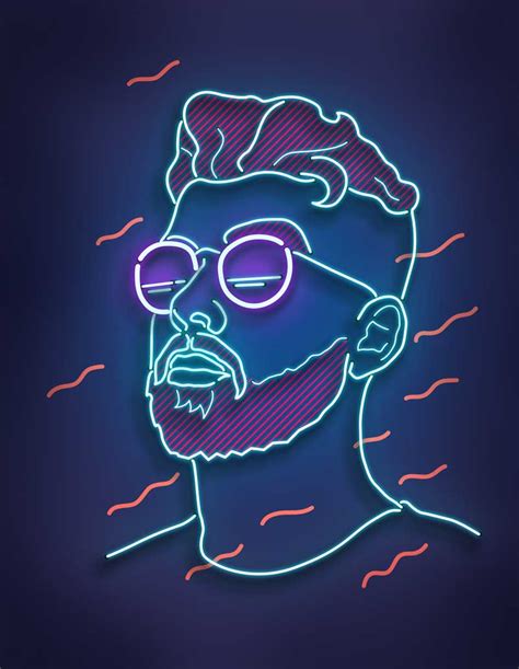 How To Draw A Neon Effect At John Haynes Blog