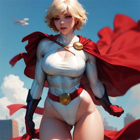 Pixai Sexy Power Girl 4 By Anonymousteen123 On Deviantart