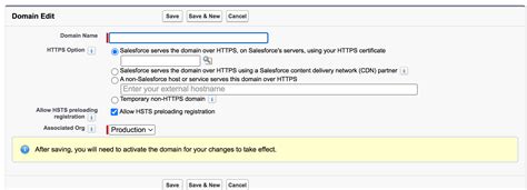 ForceWizard Adding The Custom Domain In Salesforce