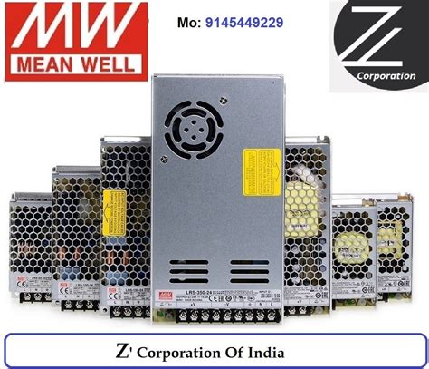 Smps Meanwell Din Rail AC To DC Power Supply For Industrial Automation