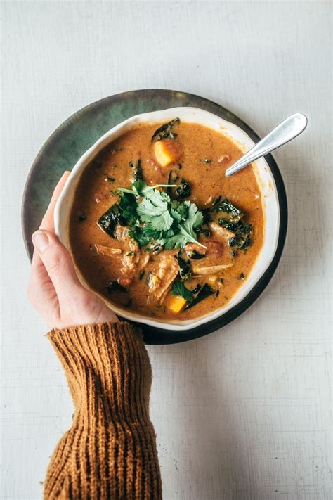 Kale And Chicken Stew With Almond Butterwhole30 Paleo Sweet Lizzy