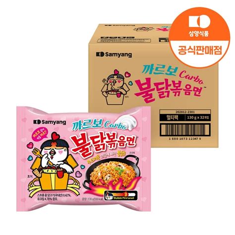삼양식품 까르보불닭볶음면 130g X 32입 삼양식품 주