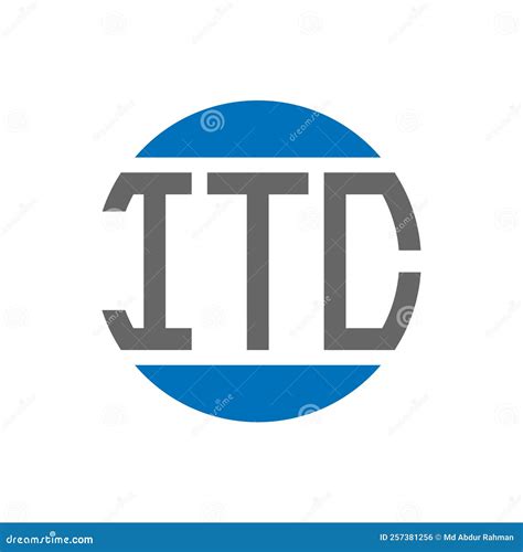 ITC Letter Logo Design on White Background. ITC Creative Initials ...