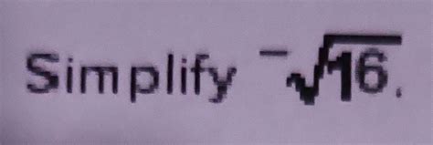 Solved Simplify 16 Chegg Com