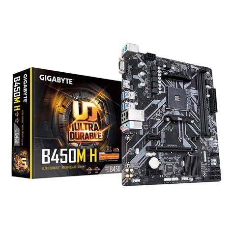 GIGABYTE B450M H Mainboard AMD B450 AMD AM4 Socket DDR4 RAM
