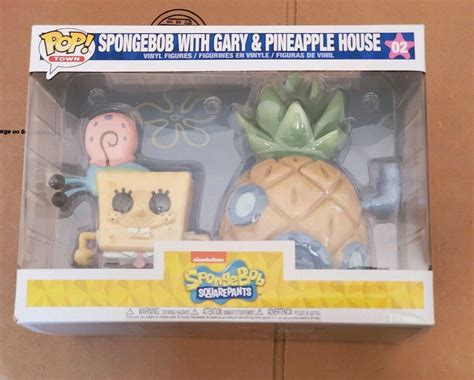 Spongebob Squarepants Spongebob With Gary And Pineapple House Pop Town
