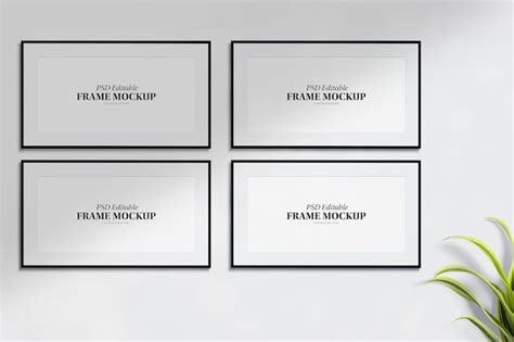 Three Horizontal Frame Mockup Psd 31 000 High Quality Free Psd