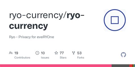 Github Ryo Currencyryo Currency Ryo Privacy For Everyone