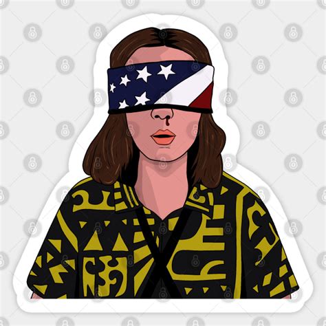 Eleven Stranger Things Stranger Things Sticker TeePublic