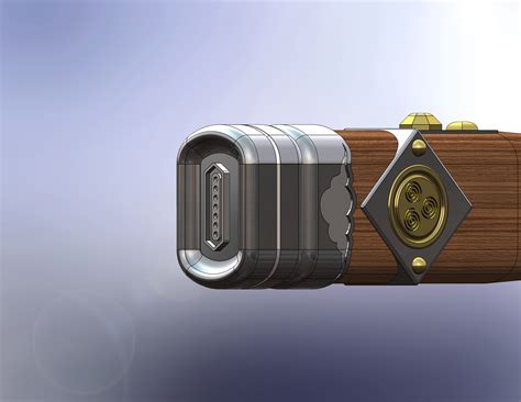 Stl File Avatar The Last Airbender Aangs Staff Lightsaber Mashup