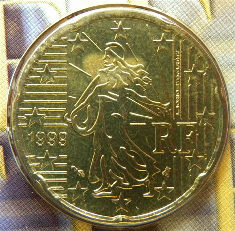 France 20 Cent Coin 1999 Euro Coins Tv The Online Eurocoins Catalogue