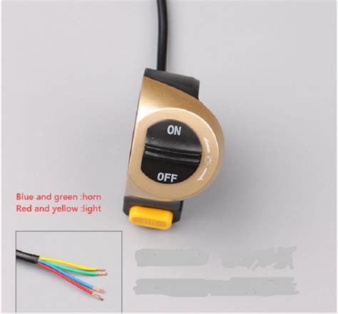 Wuxing 전자 스쿠터 경적 스위치 및 전등 스위치 통합 전자 스쿠터 경적 및 전등 스위치 자전거