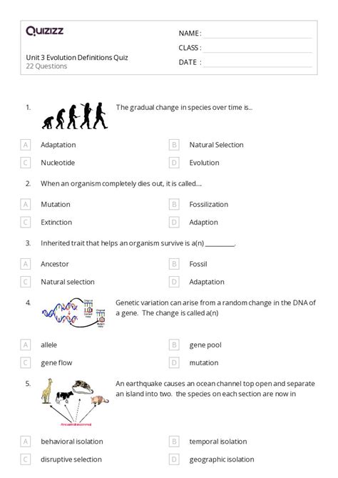 Inherited And Acquired Traits Worksheets For Grade On Quizizz Free Printable