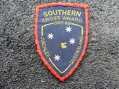 8th Australian Scout Jamboree Jindalee 1967 Southern Cross Award Cloth Badge Antique Price