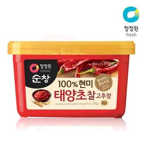 청정원 순창 태양초 현미 찰고추장 3kg 티몬