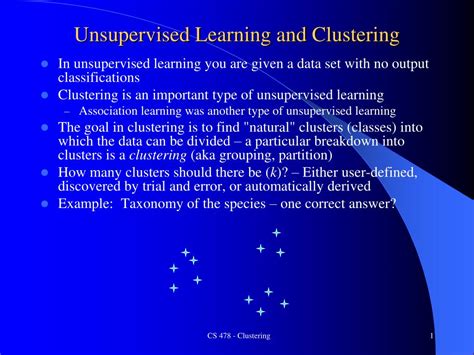 Ppt Unsupervised Learning And Clustering Powerpoint Presentation