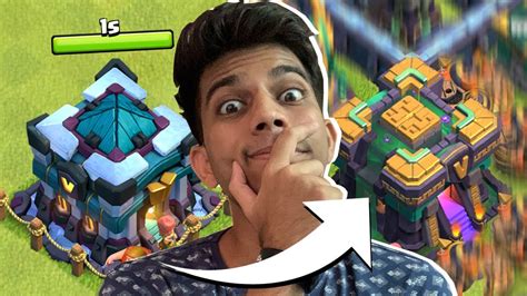 Goodbye Town Hall 13 Forever Upgrading To Max Town Hall 14 Clash Of