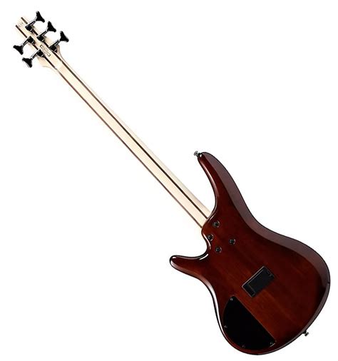 Ibanez Sr375ef Soundgear 5 String Fretless Bass Guitar Brown Burst