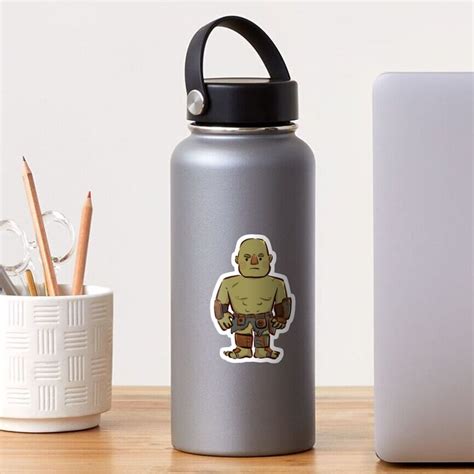 Strong Cute Fallout 4 Companion Illustration Super Mutant Sticker For
