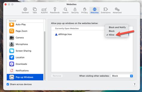 How To Disable Pop Up Blocker On Mac