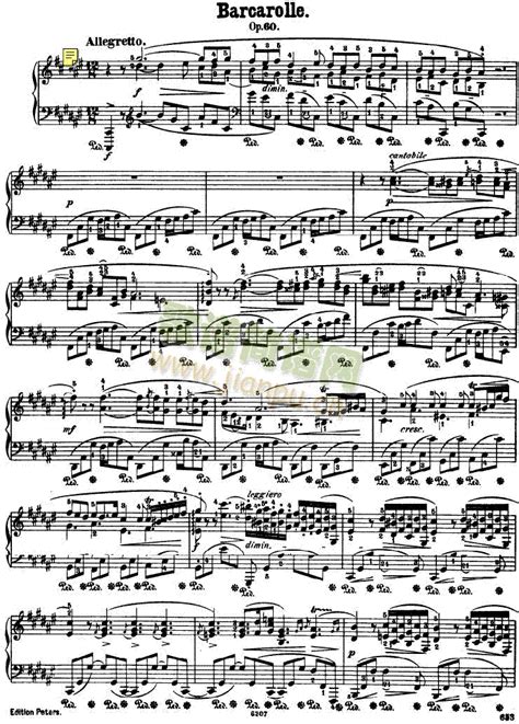 Barcarolle Op