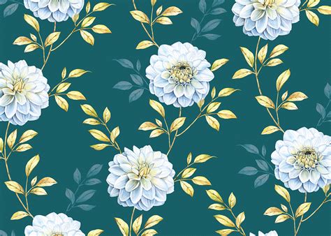 Floral Patterns And Illustrations For Royal Insignia On Behance