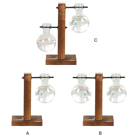 Glass Planter Bulb Vase No Plants Desktop Plant Terrarium Kit With