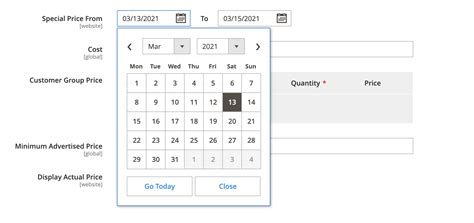 Magento2 Magento 2 Add Time To Special Price Date Start And Special