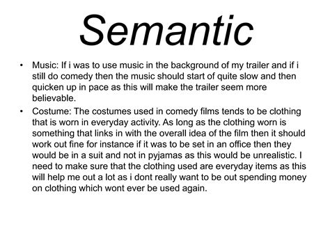 Comedy Film Genre Semantic And Syntactic Evaluation Pptx