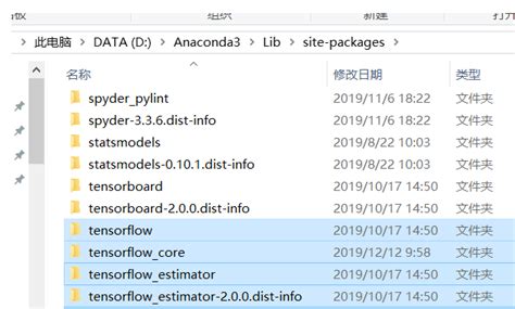 吴裕雄 天生自然python Tensorflow图片数据处理：no Module Named Tensorflowexamples