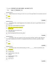 BIBL 364 B02 LUO Quiz 3 Modules 5 6 Docx Course 202040 Fall 2020 BIBL
