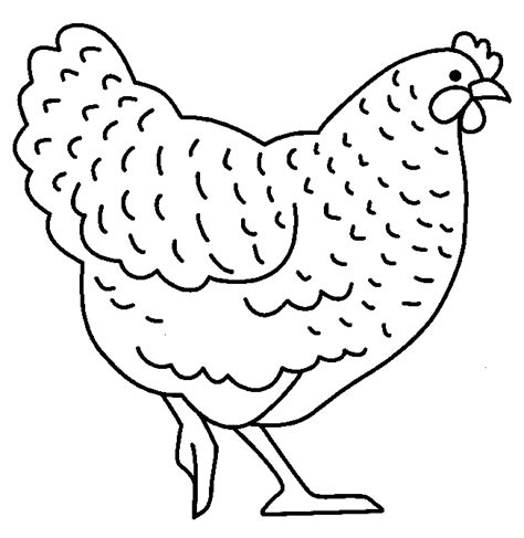 Ambientalista Escapar Fanático Gallina Dibujo Para Colorear Hacer