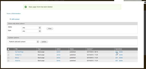 Promoting An Existing Page To The Front Page In Drupal 7 Inmotion Hosting
