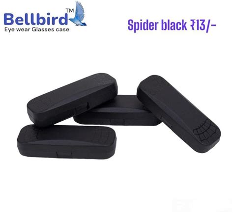 Spider Black Plastic Eyeglass Case Manufacturer Supplier From Delhi