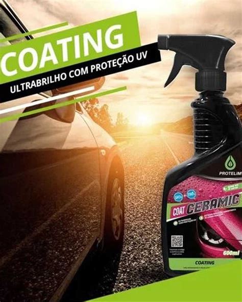 Coat Ceramic Proteção Hidrofóbica Automotiva mL Protelim