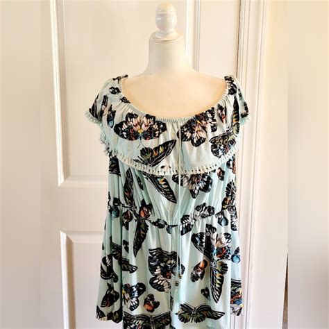 Jolie Joy By FCT With Love Pants Jumpsuits Jolie Joy Romper With Butterflies Poshmark